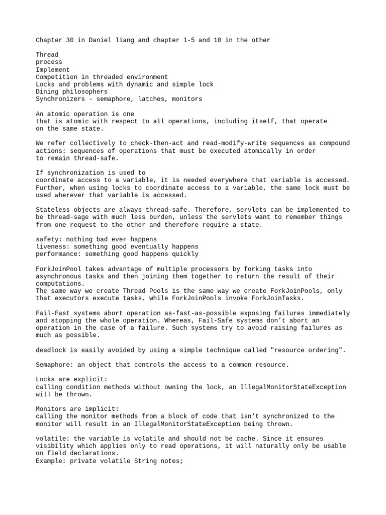 Concurrency N Pdf Computer Science Computing