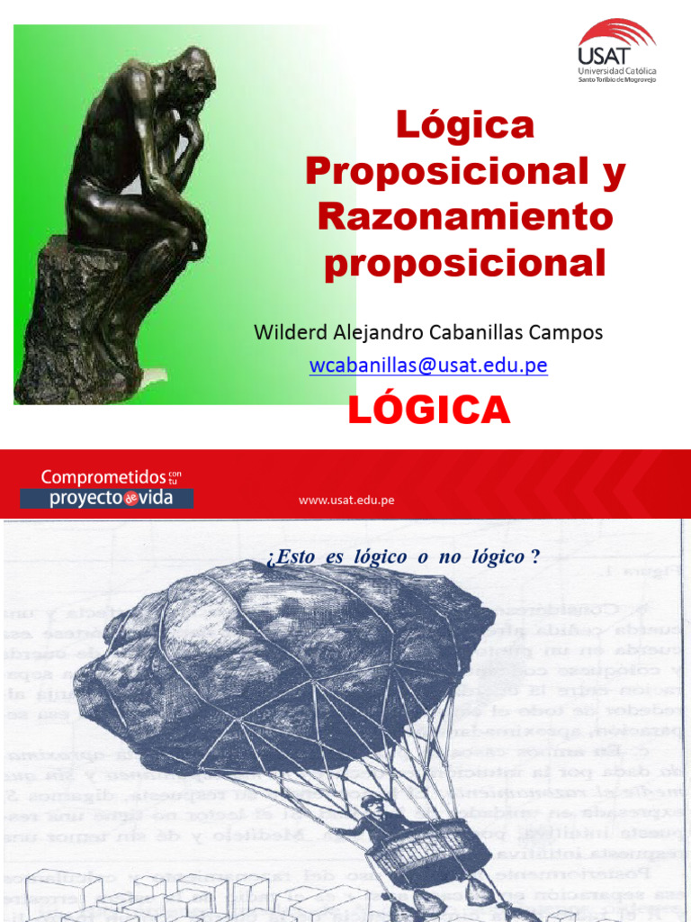 C-1 Lógica Proposicional y Razonamiento Proposicional | PDF ...