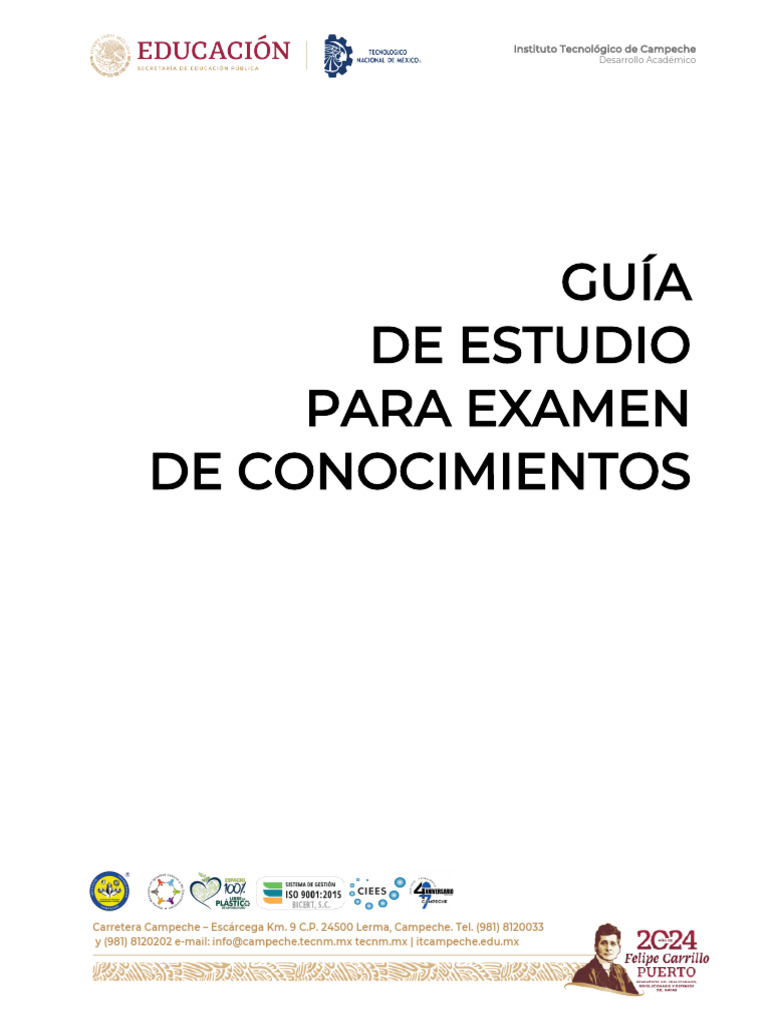 Guia de Examen 2024 | PDF | Internet | Comprensión lectora