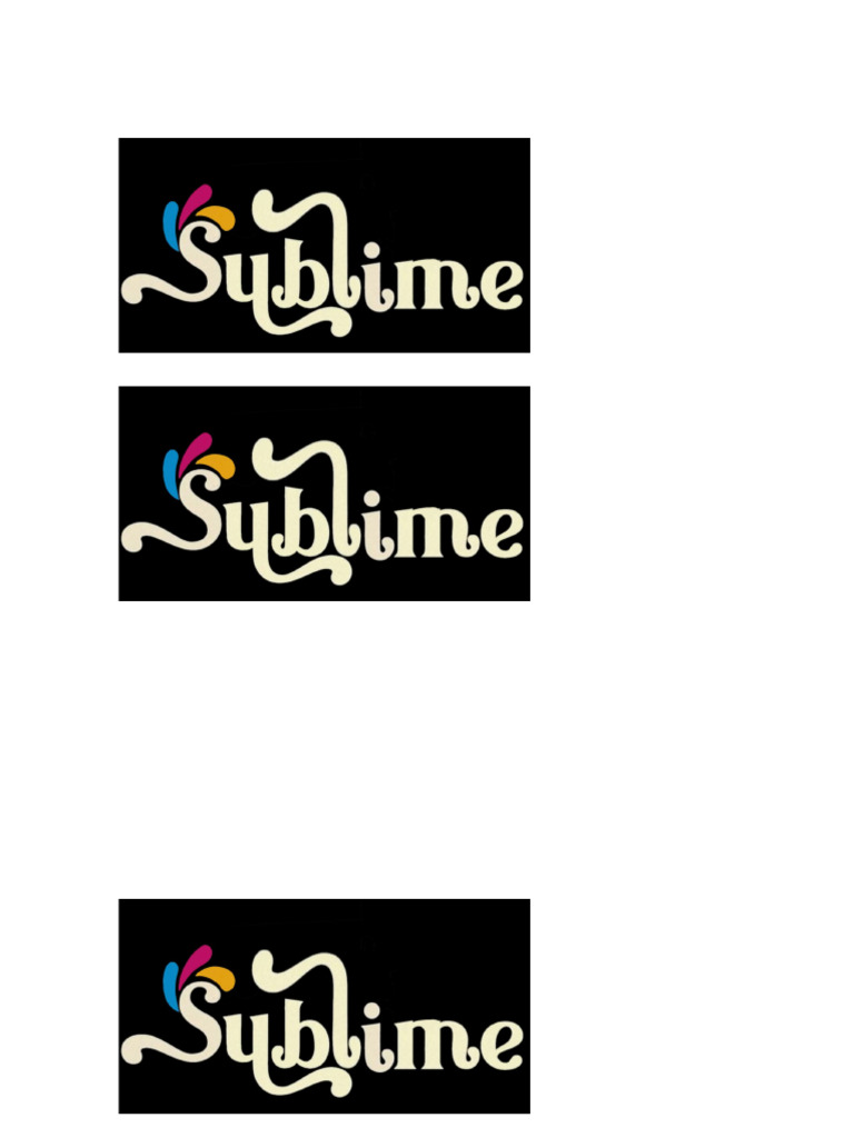 sublime | PDF