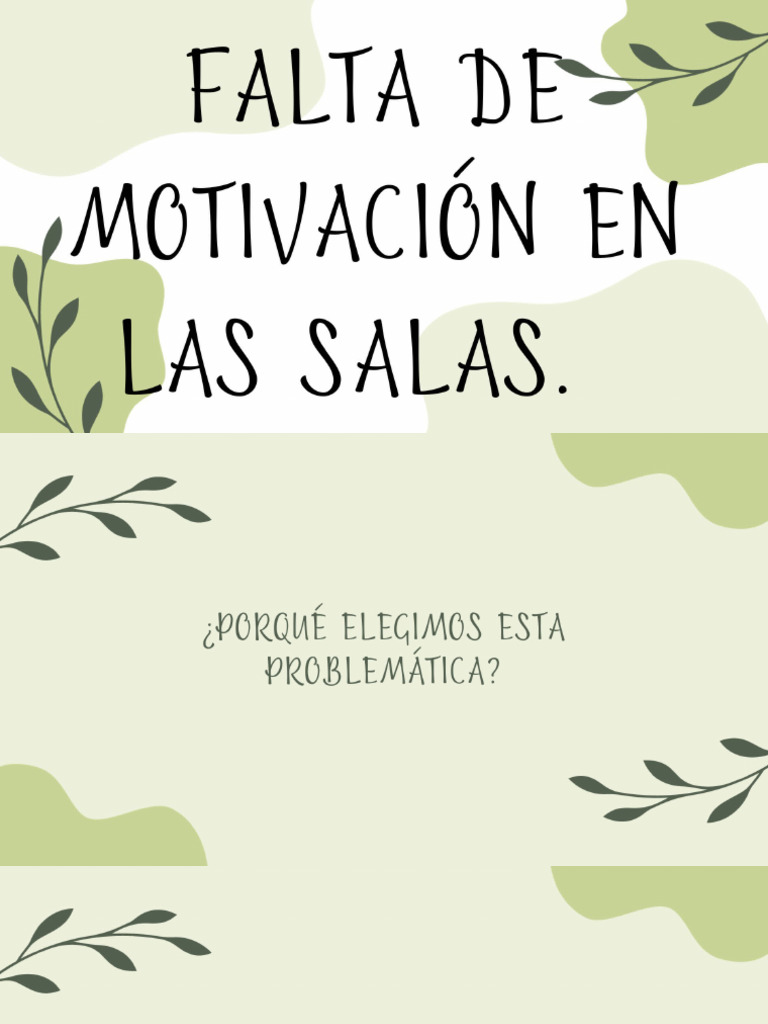 Presentación - PROBLEMATICA | PDF