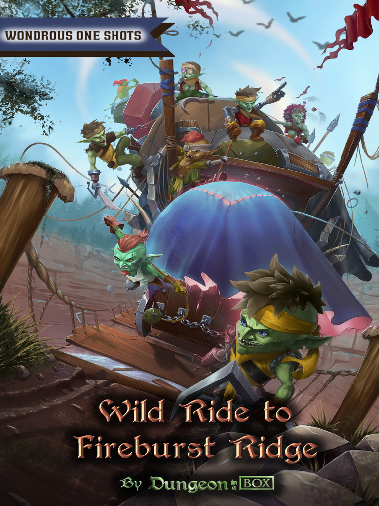 Wild Ride To Fireburst Ridge Adventure Booklet | PDF | Dwarf (Dungeons ...