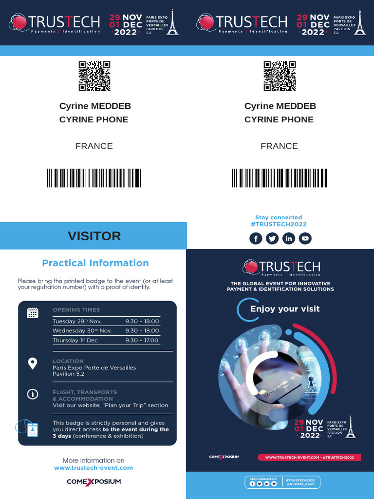 TRUSTECH 2022 Event Details | PDF