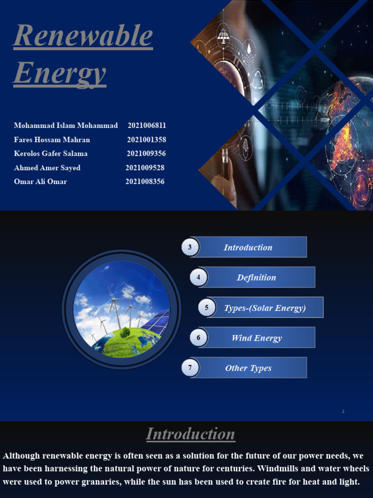Renewable Energy | PDF | Renewable Energy | Energy Development