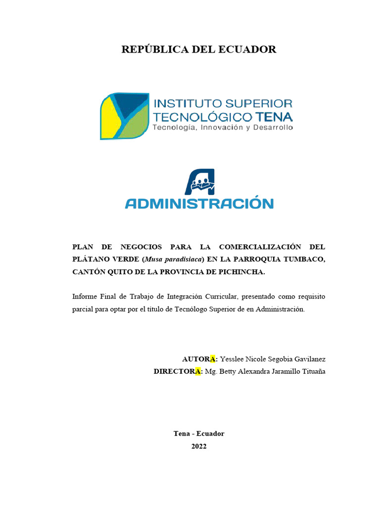 Esquema Informe Final Proyecto Integrador | PDF | Metodología | Oferta y demanda