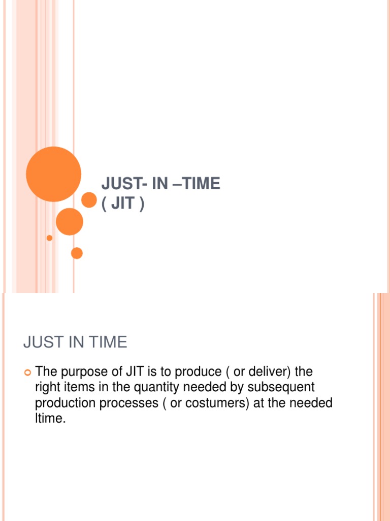 Just - in - Time | PDF