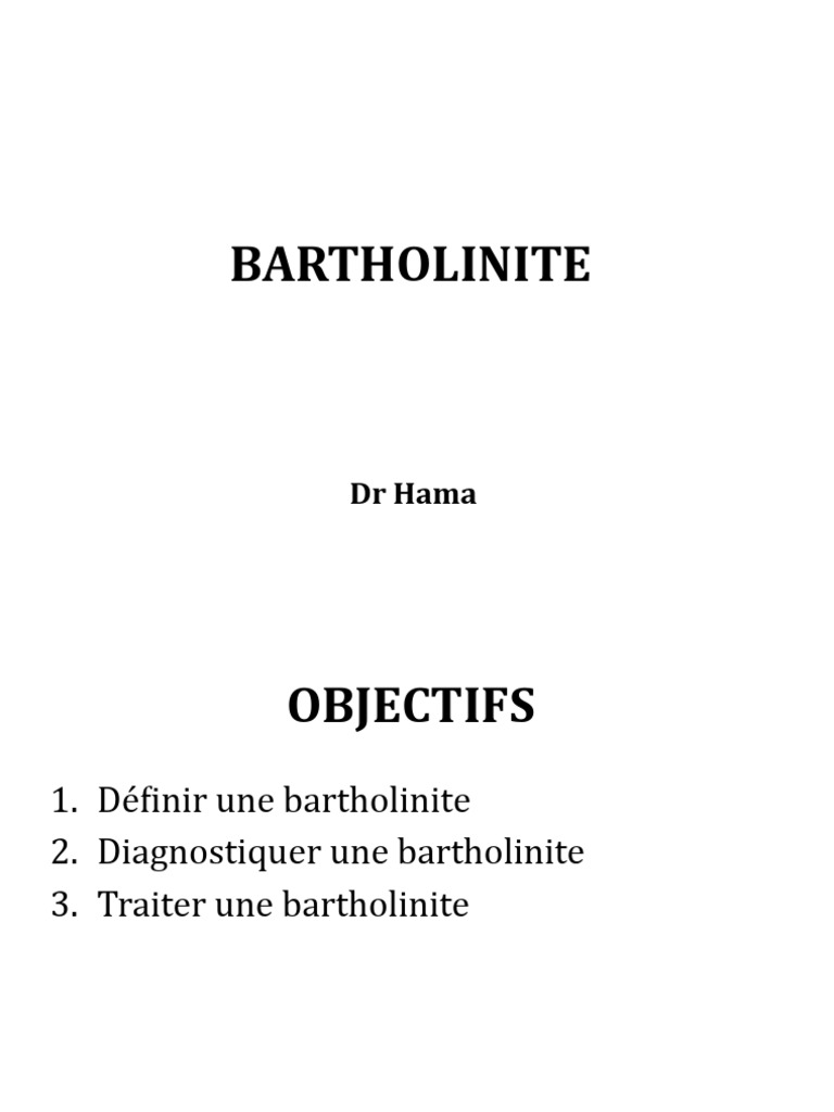 Bartholinite | PDF | Sciences de la santé | Immunologie