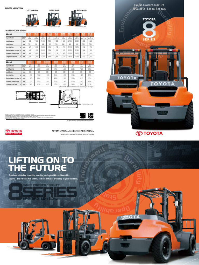 Catalog 8FG 8FD10-80 (N) | PDF | Engines | Fuel Economy In Automobiles