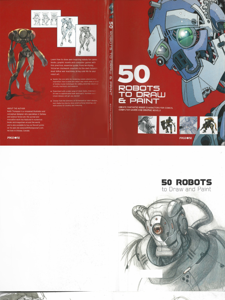 50 Robots To Draw & Paint Part1 | PDF