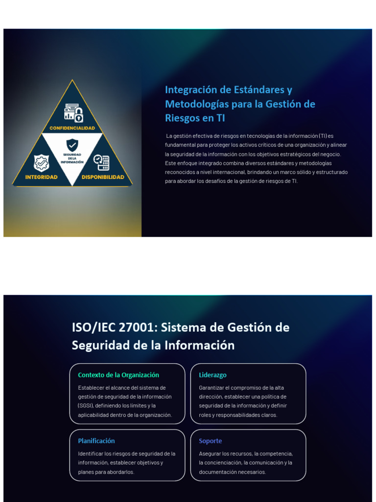 Integracion de Estandares y Metodologias para La Gestion de Riesgos en TI | Descargar gratis PDF ...