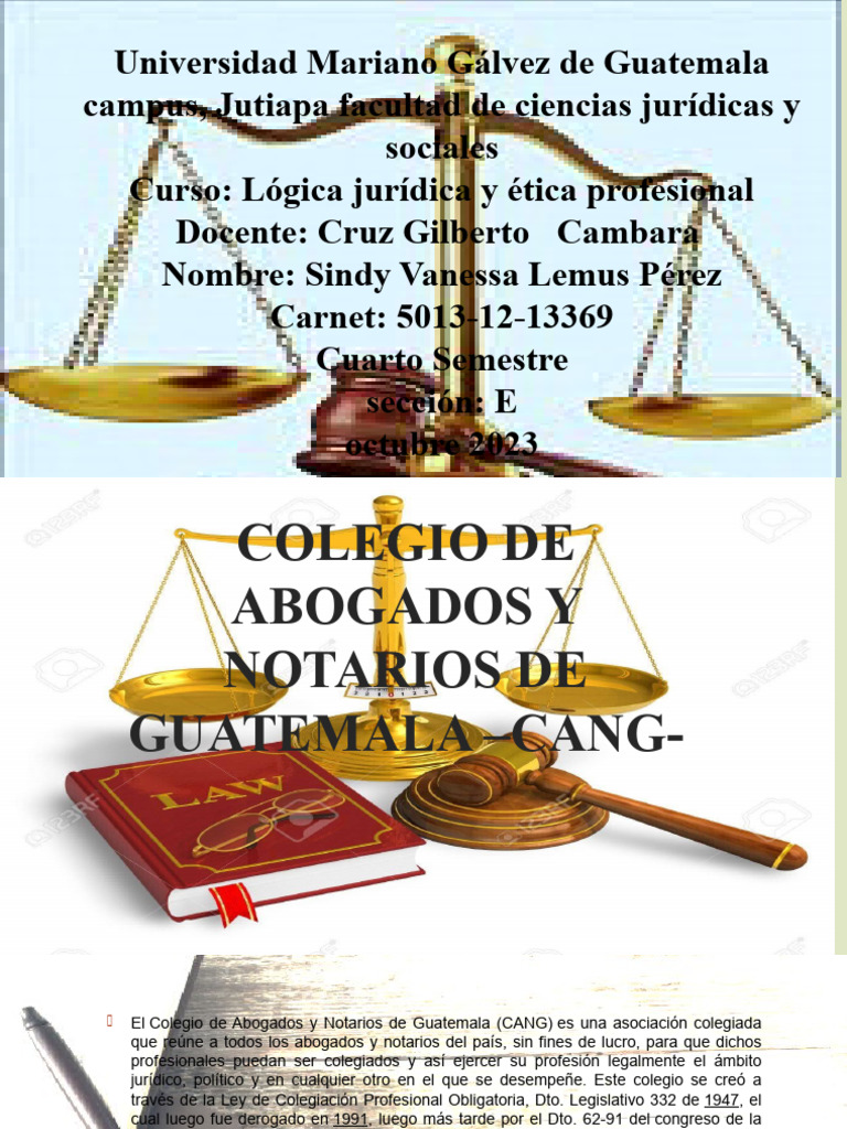Colegio de Abogados - Logica...... | PDF | Abogado | Guatemala