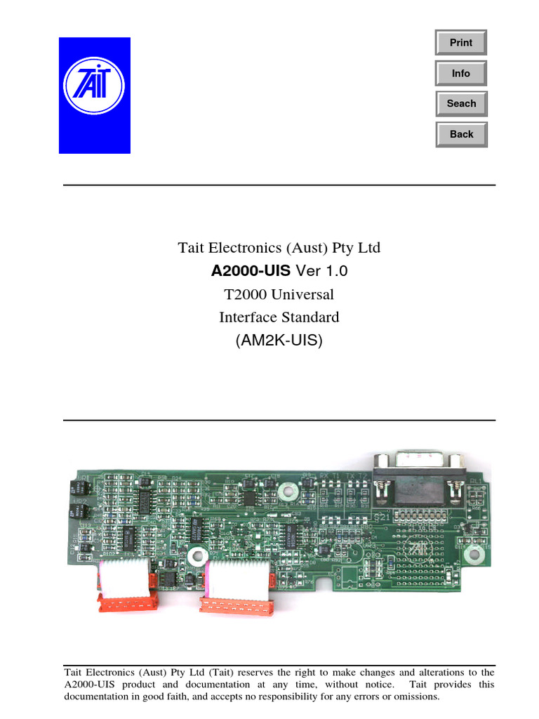 T-2000-Digital Interface | PDF | Amplifier | Electrical Engineering