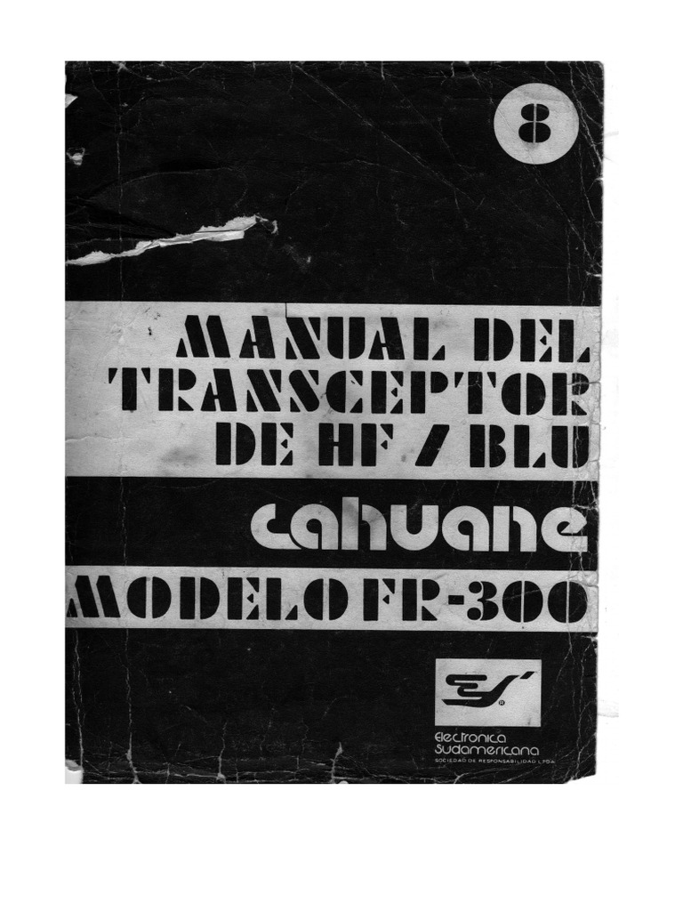 Manual Service FR300 | PDF