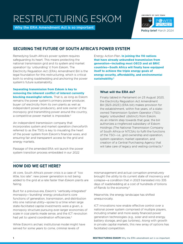 Policy Brief Why The ERA Amendment Act Is So Important 1711171878 | Download Free PDF ...