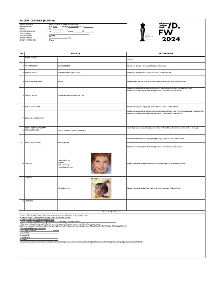Form Designer IFW 2024 - Table 1 | PDF