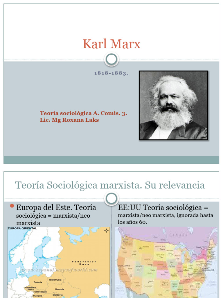 Karl Marx | PDF | Karl Marx | La teoría de la alienación de Marx