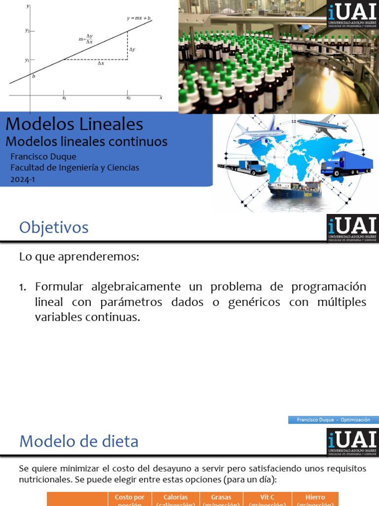 Modelos Continuos OPT | PDF | Optimización Matemática | Gasolina