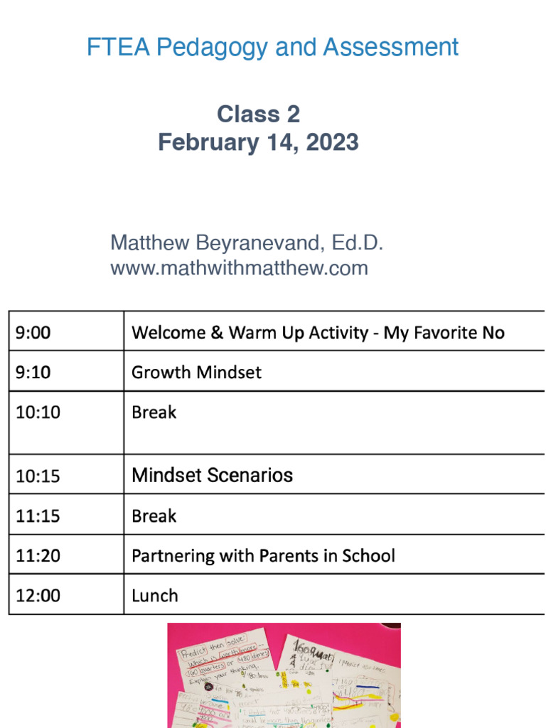 FTEA Growth Mindset | PDF