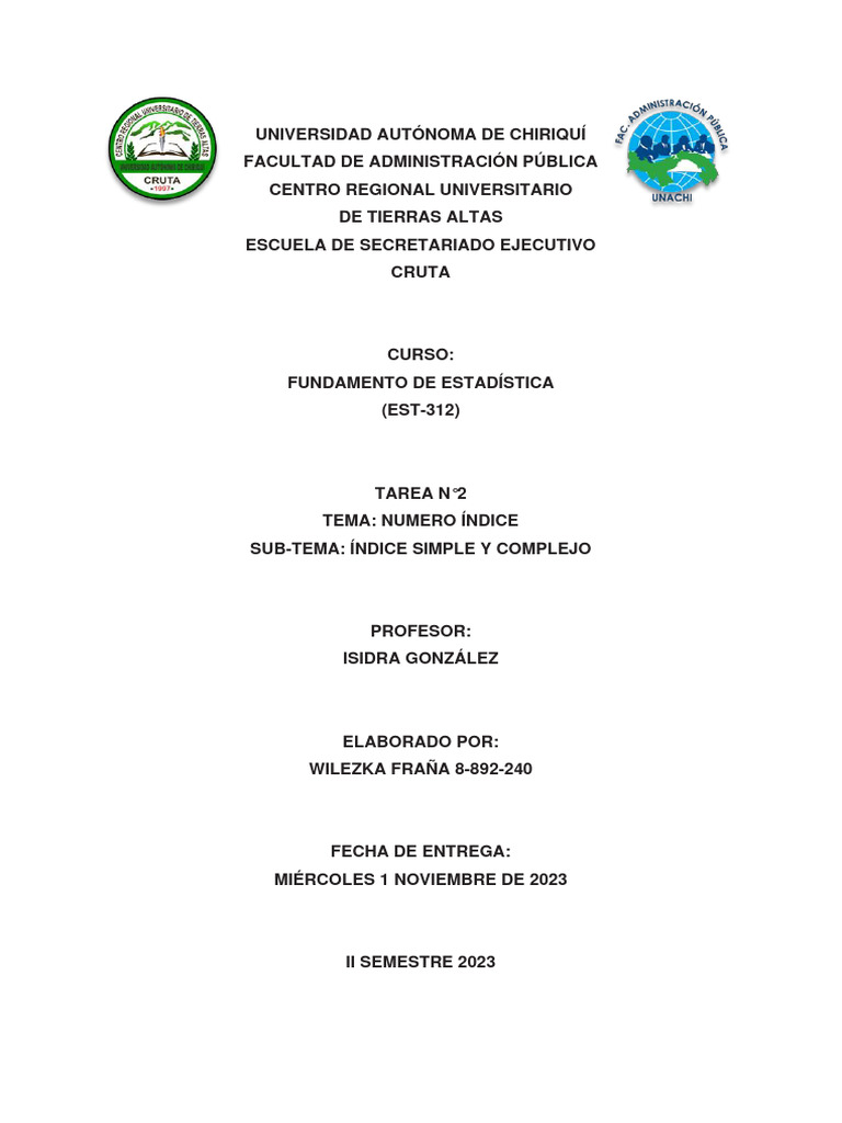 Los Números Índice | PDF | Estadísticas | Precios