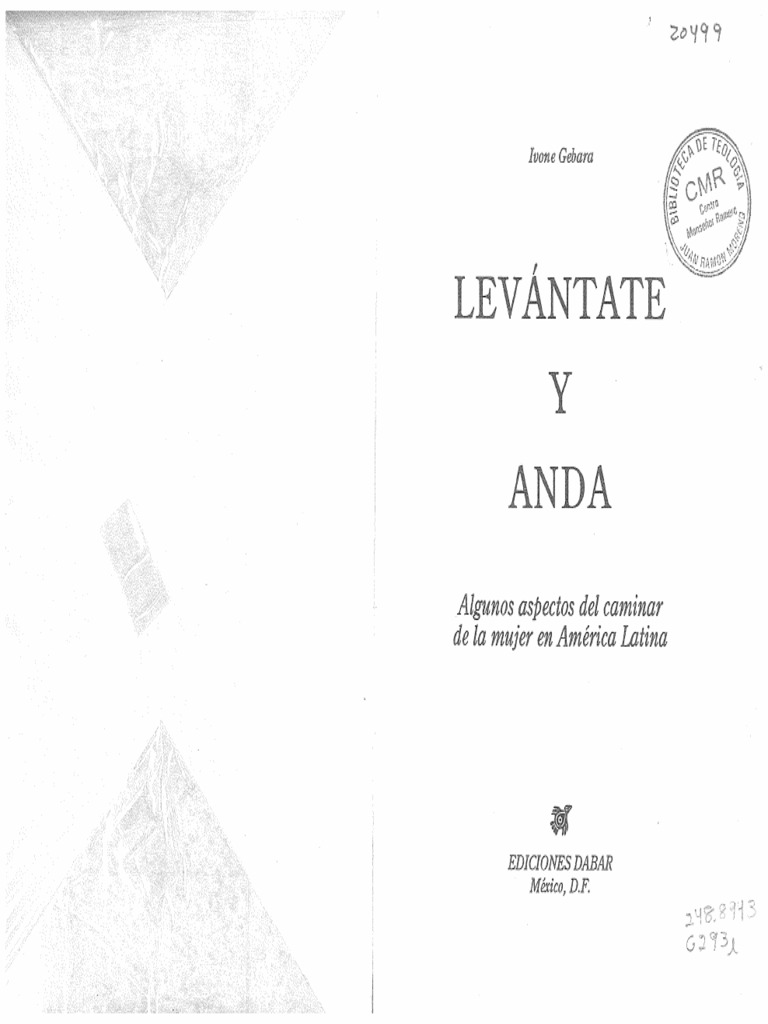 Levántate y Anda, Ivone Gebara | PDF
