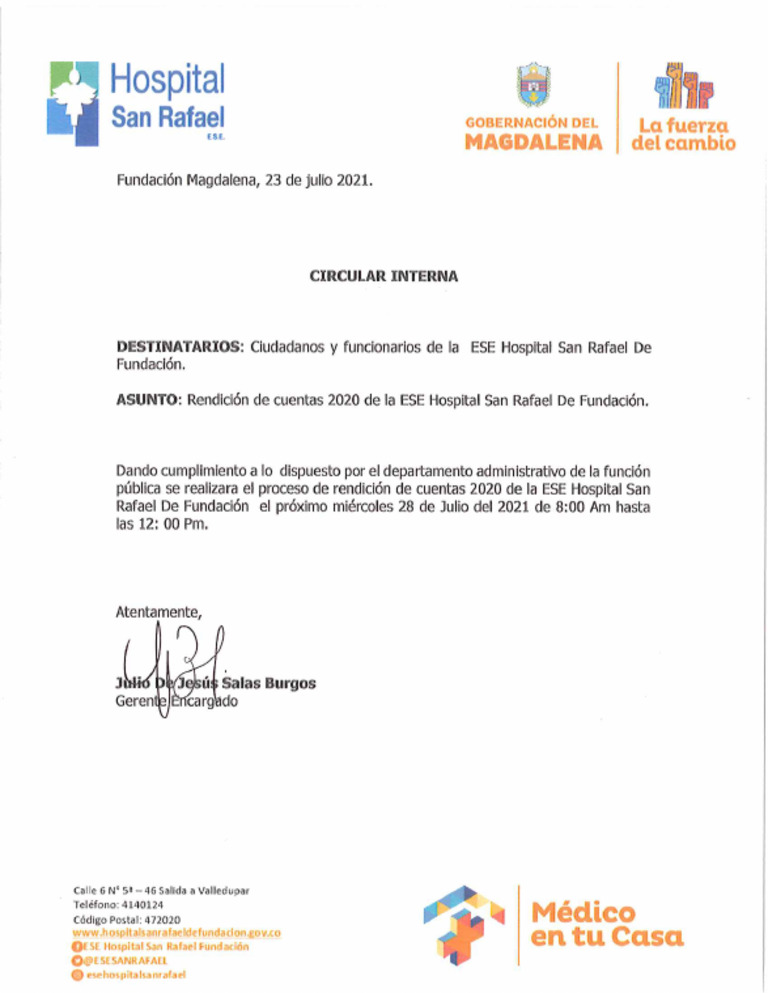 Circular Interna | PDF