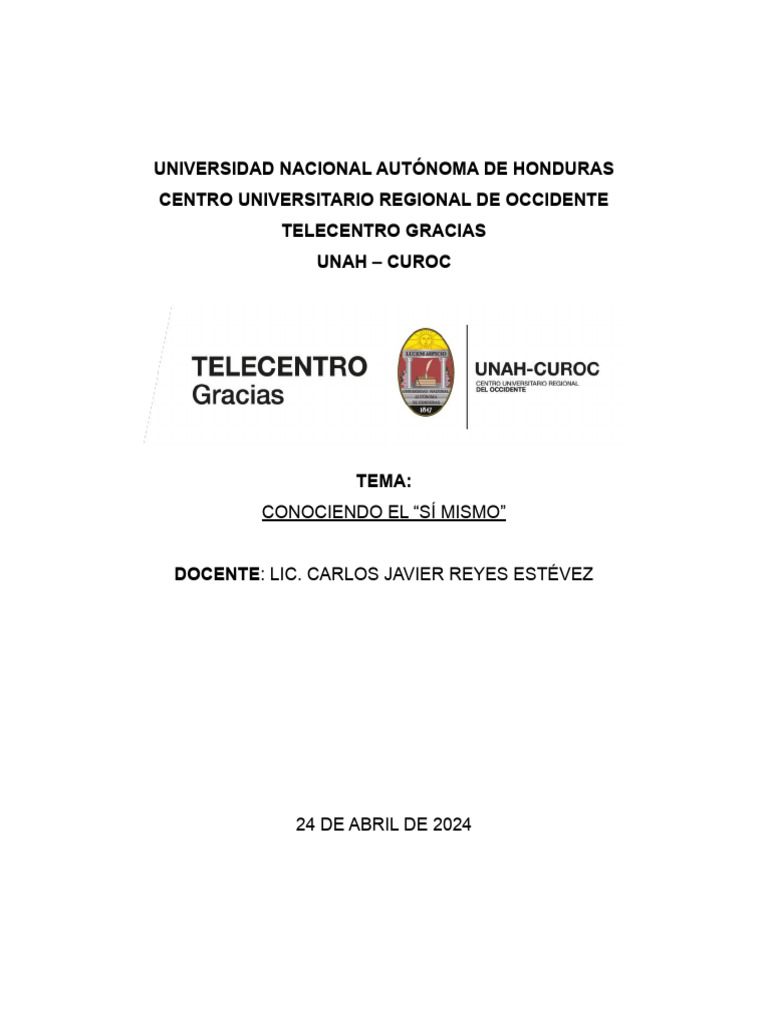 Universidad Nacional Autónoma de Honduras Centro Universitario Regional ...