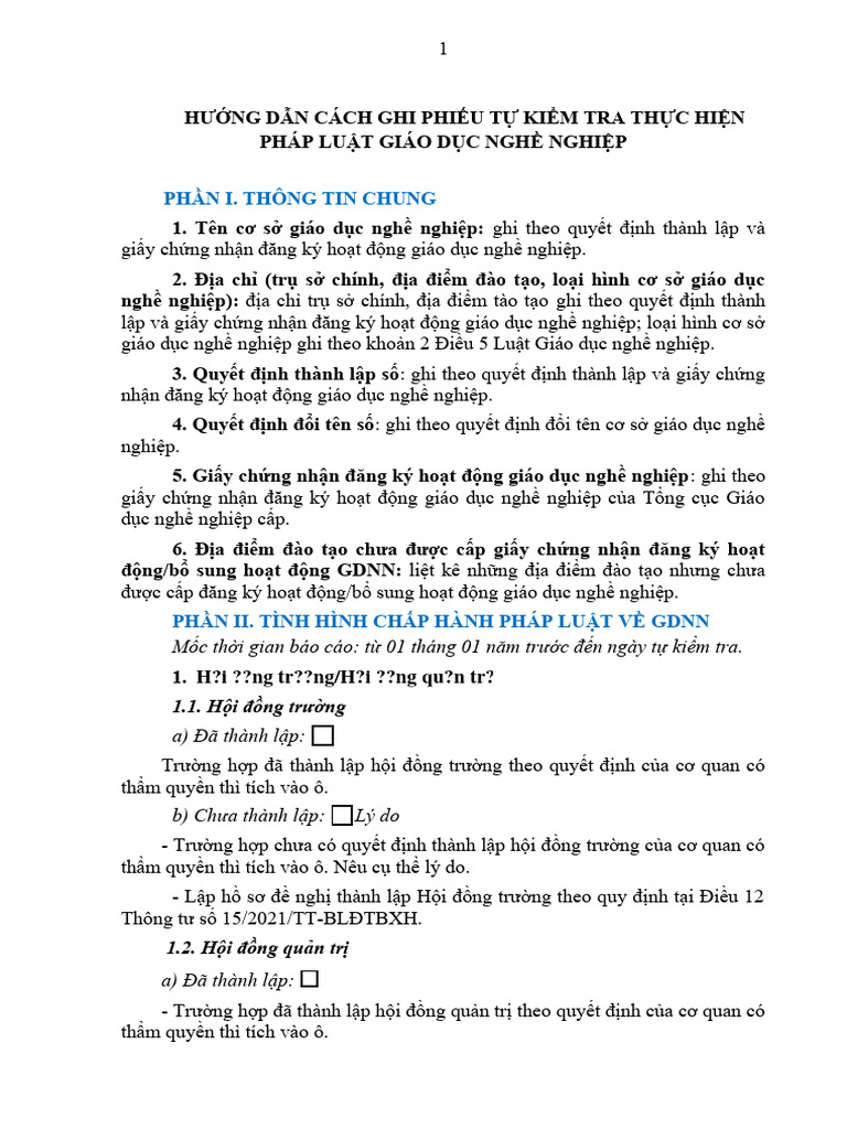 Huong - Dan - Ghi - Phieu - GDNN - 2024 | PDF