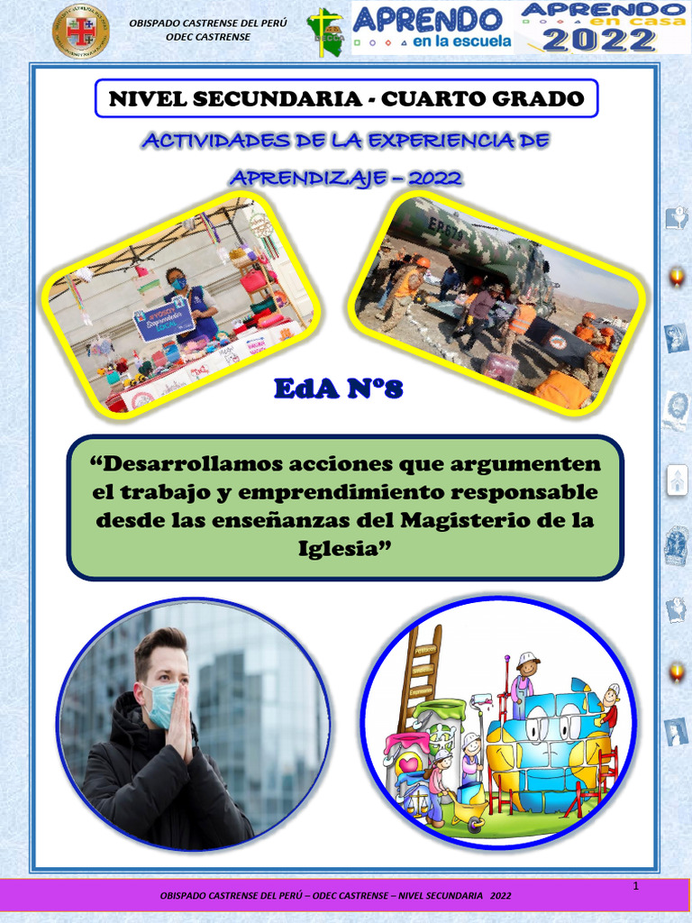 EdA 8-Actividades - 4to-VII Ciclo | PDF | Iniciativa empresarial | Moralidad