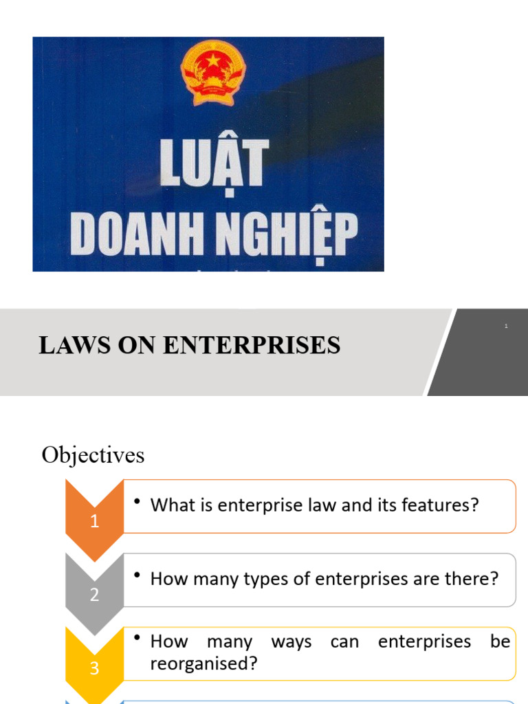 Law On Enterprises | PDF | Limited Liability | Limited Partnership