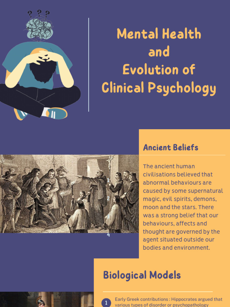 Mental Health and Evolution of Clinical Psychology - 20240601 - 065740 ...