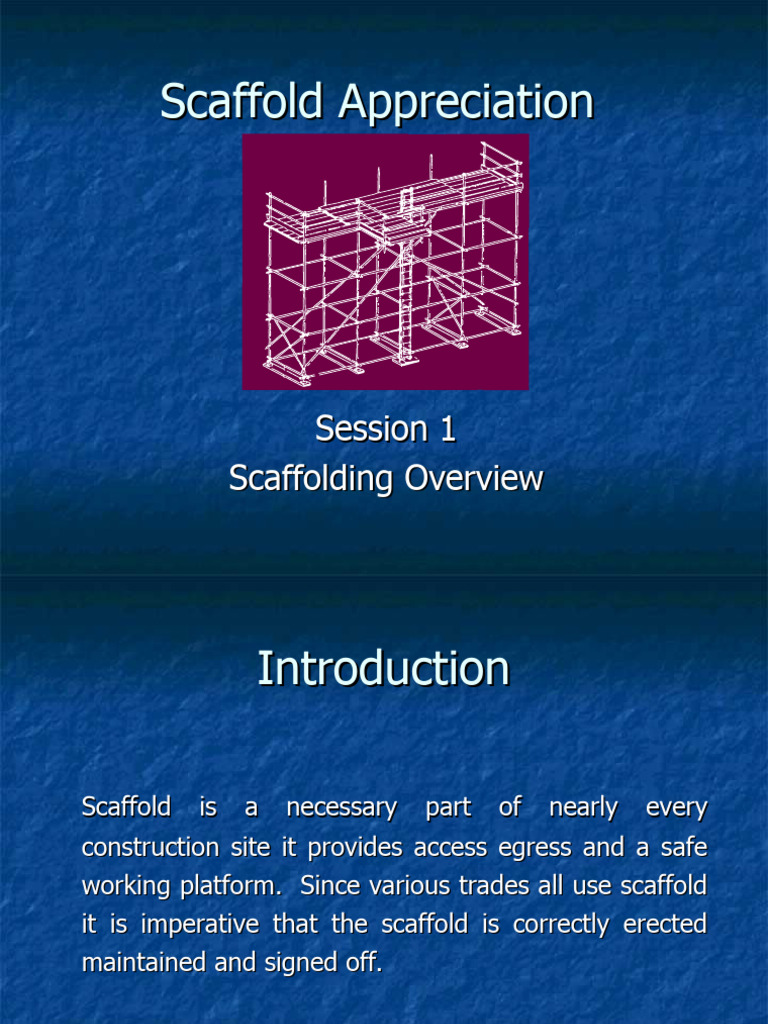 Scaffold App1 | PDF | Scaffolding