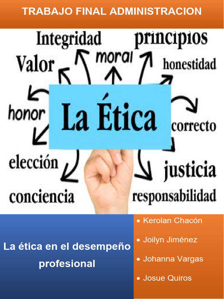 La Etica en El Desempeño Profesional | PDF | Ética profesional | Moralidad