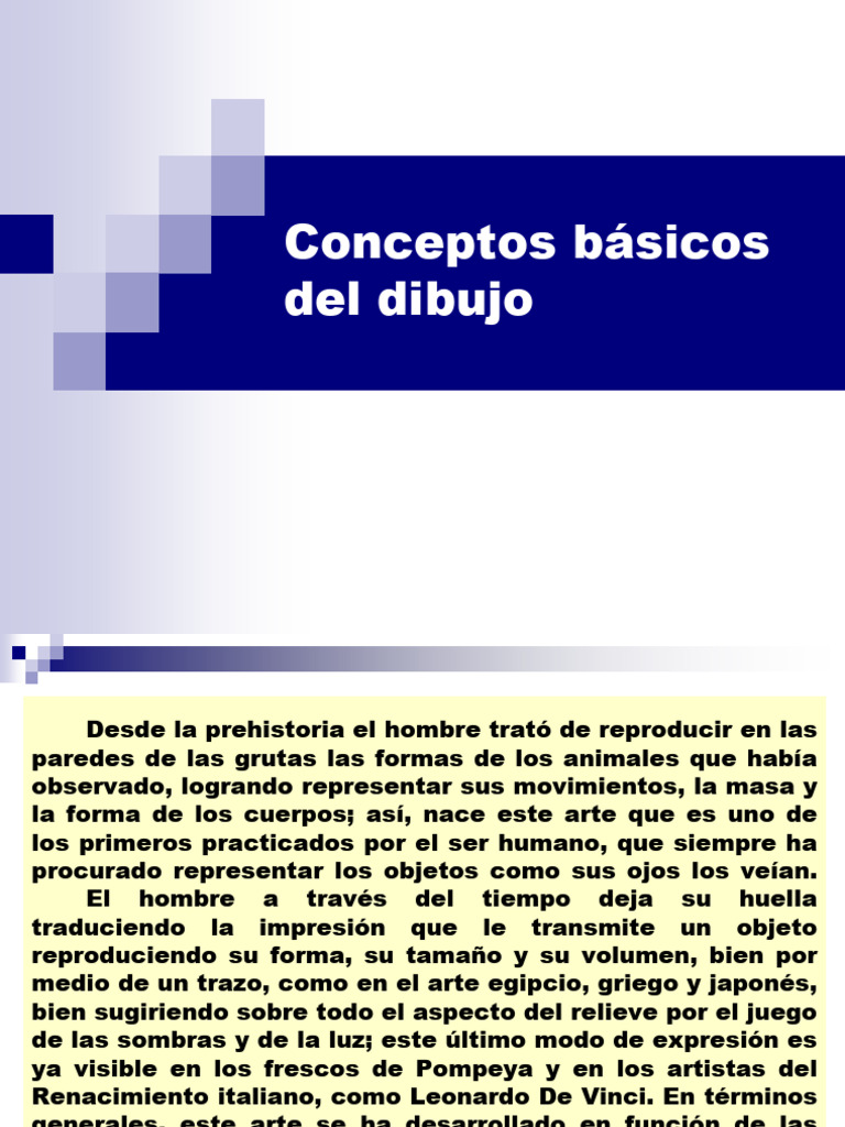 Unidad I Fundamento Basicos de L Dibujo | PDF | Dibujo | Percepción