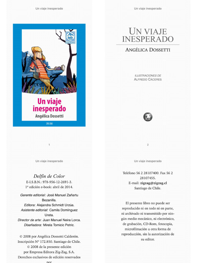 Libro 6 °A... Un-Viaje-Inesperado-Angelica-Dossetti | PDF