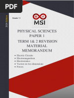 Grade 11 Physical Sciences ATP 2025 | PDF | Force | Chemical Bond
