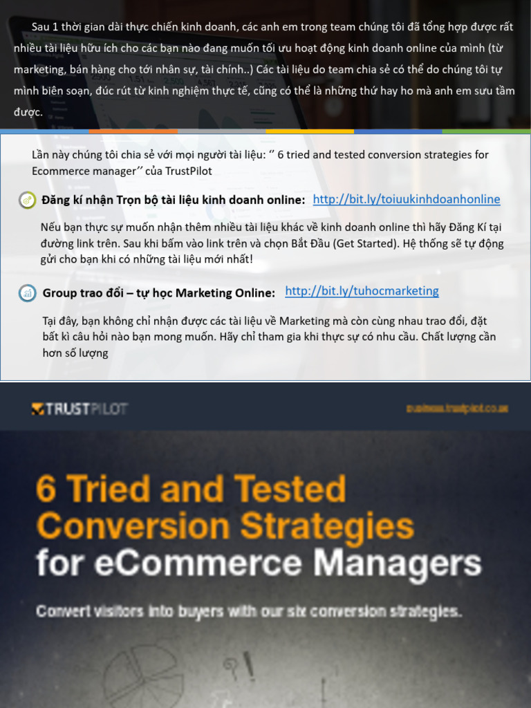 (SHARE) 6 Effective E-Commerce Conversion Strategies | PDF | Online Shopping | E Commerce