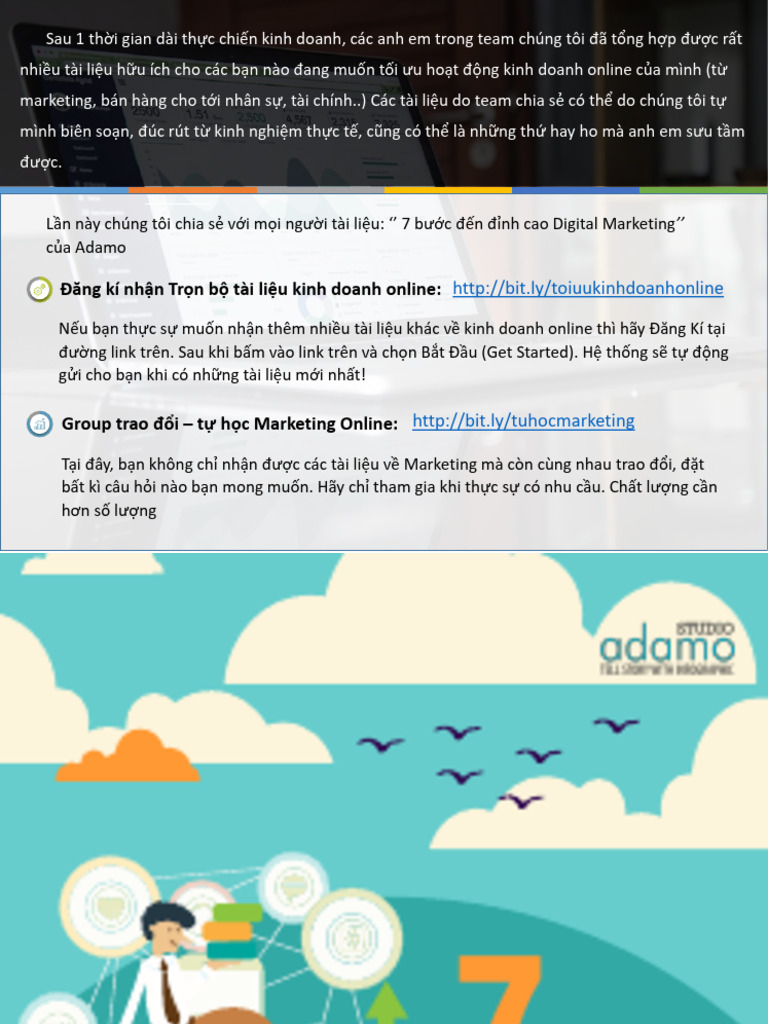 (SHARE) 7 Bư C Làm CH Digital Marketing | PDF