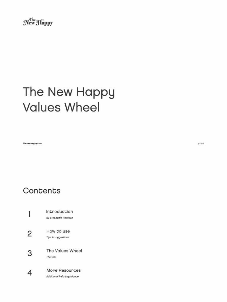 TNH-Values Wheel | PDF
