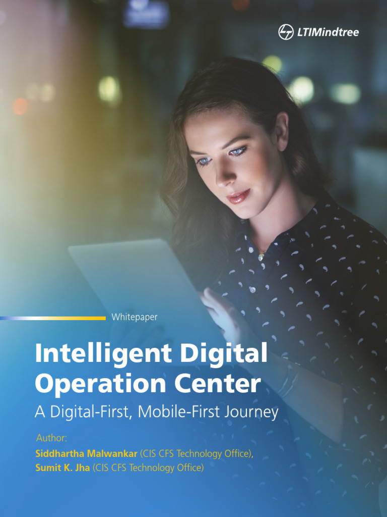 Intelligent Digital Operations Center WP | PDF | Automation | Cloud Computing