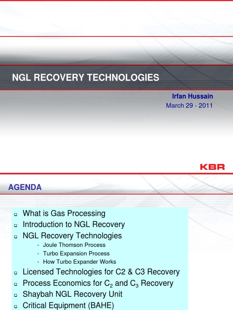 NGL Recovery Technologies Overview | PDF | Natural Gas Processing | Gas ...