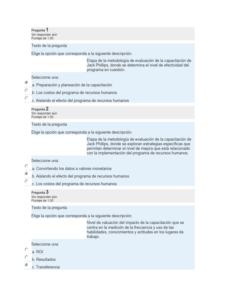 Conceptos y Metodología de La Evaluación y Seguimiento de La Capacitación 3 | PDF | Evaluación ...