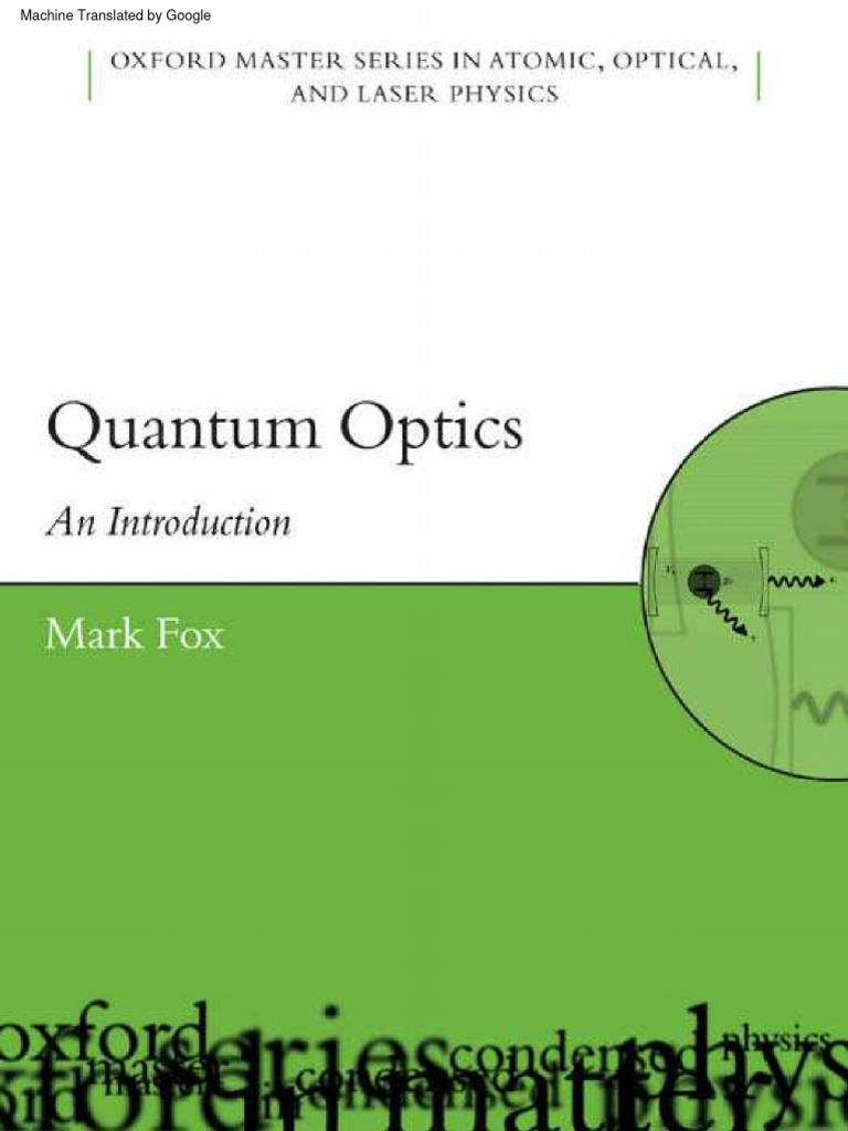 Fox M Quantum Optics An Introduction-1-50 | PDF