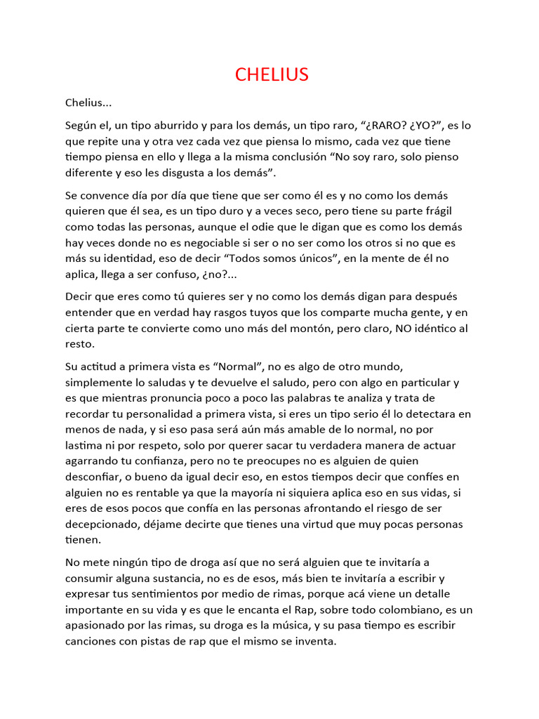 Chelius: Reflexiones de un joven único | PDF | Arte | Poesía