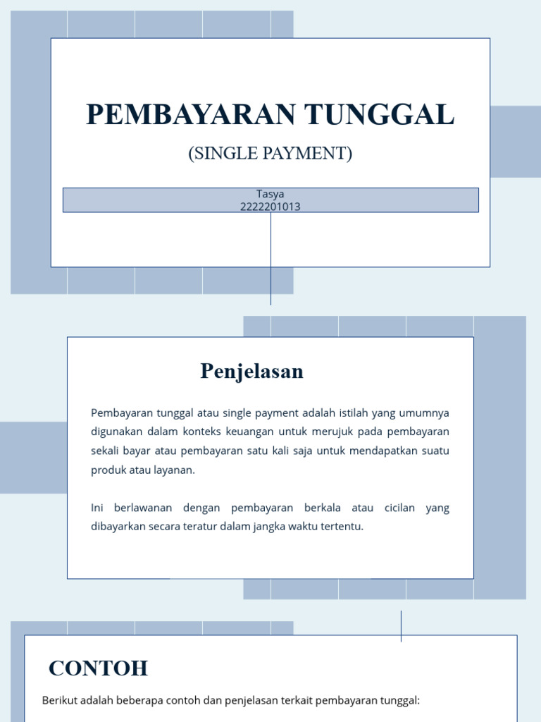 Single Payment | PDF