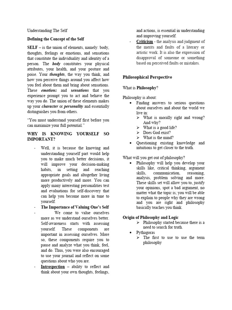 Understanding The Self Pointers | PDF | Id | Unconscious Mind