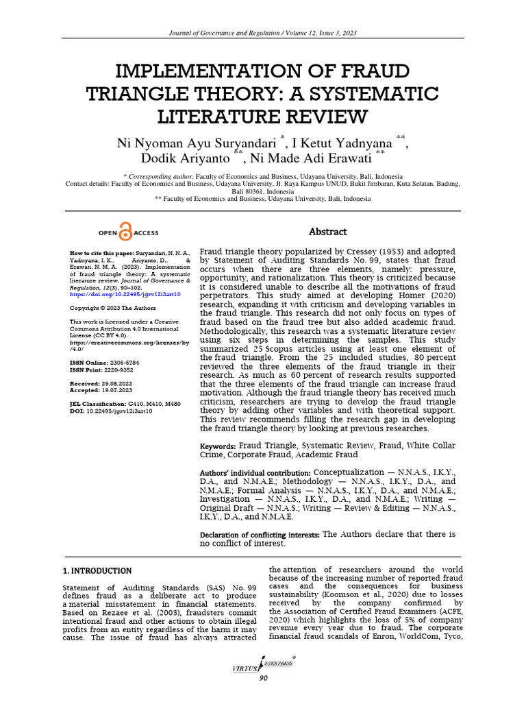 JGRV 12 I 3 Art 10 | PDF | Fraud | Accounting