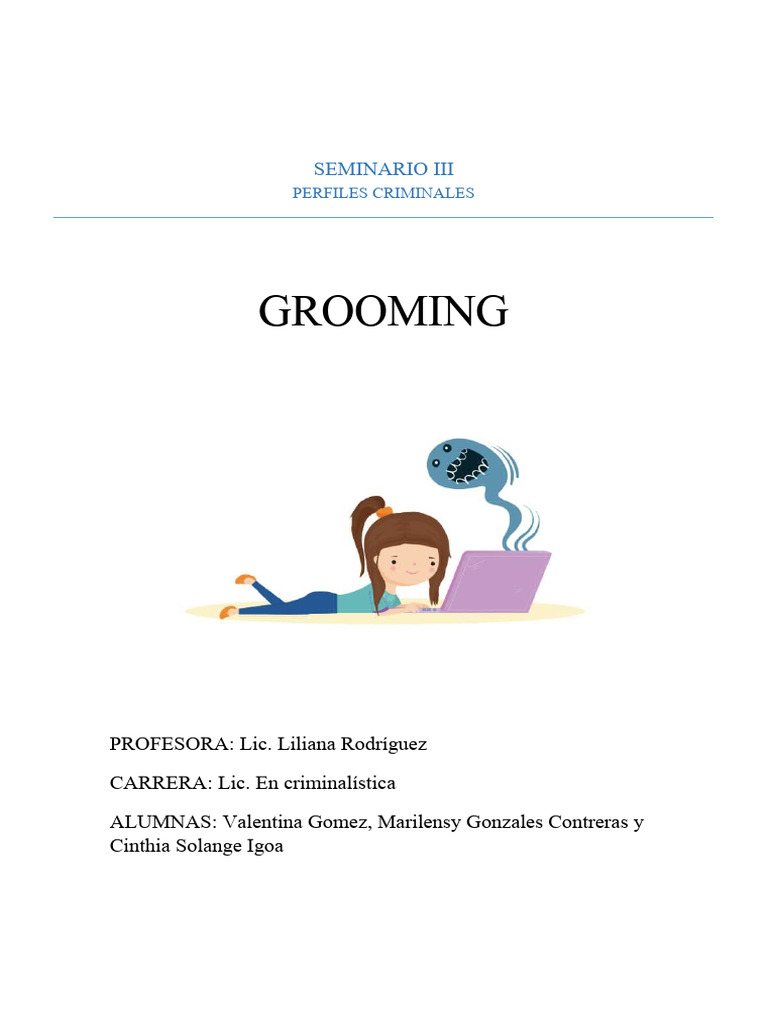 Prevención del Grooming en Niños | PDF | Abuso Sexual Infantil ...