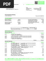 TD Bank Statement | PDF | Visa Inc. | Overdraft