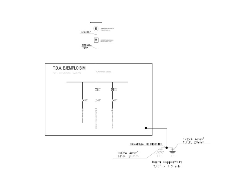 Diagrama Unilineal Ejemplo BIM | PDF