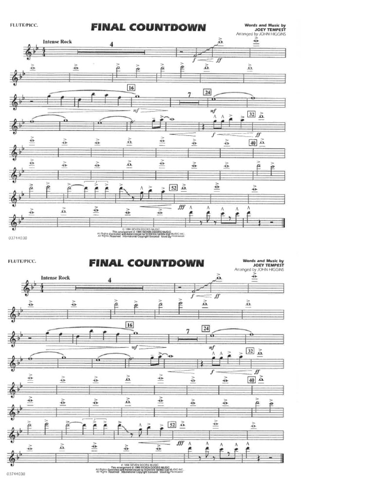 Final Countdown | PDF